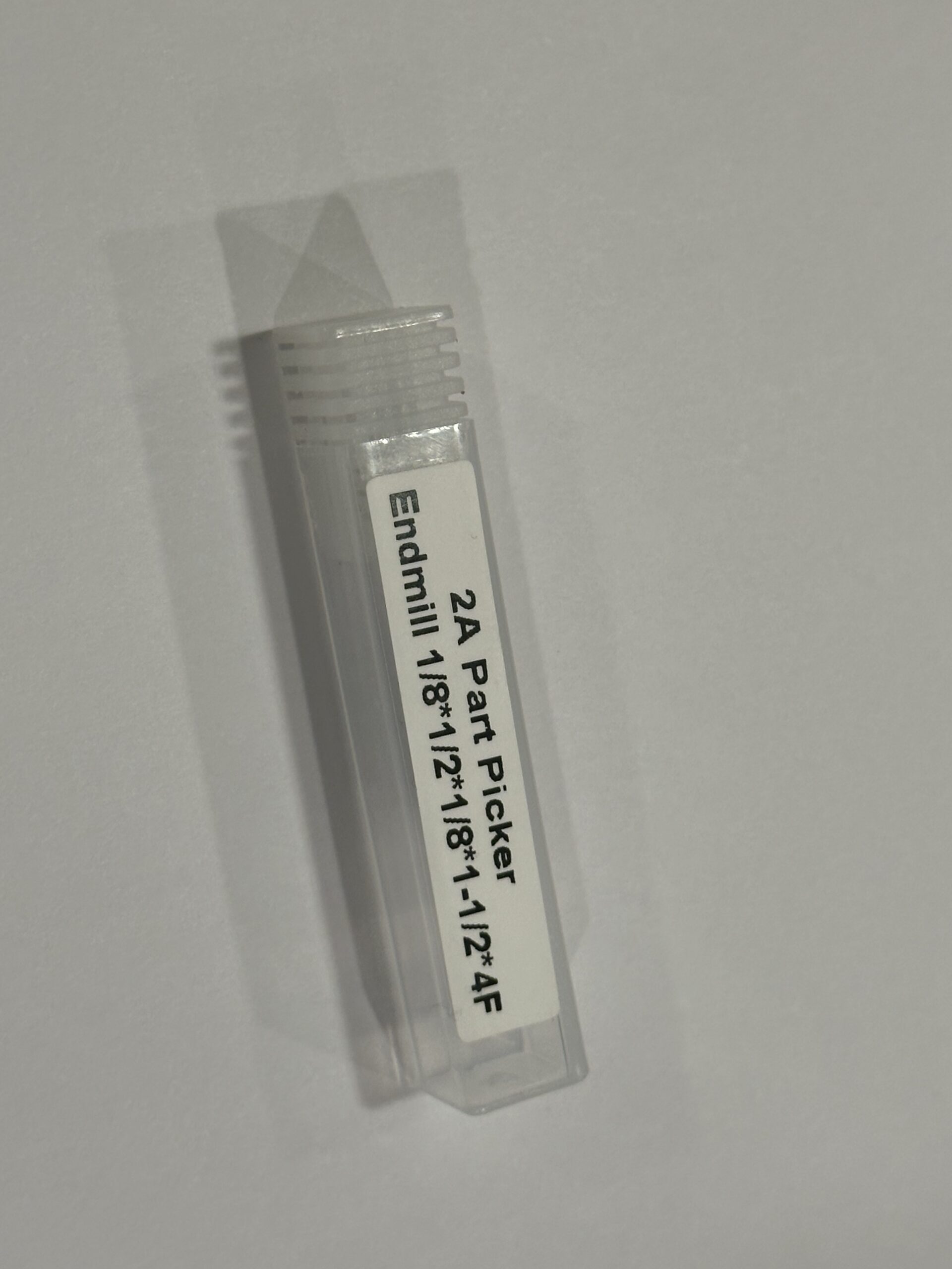 2A Part Picker 1/8 Flat End Mill - Custom Ti Coated - 2A Part Picker